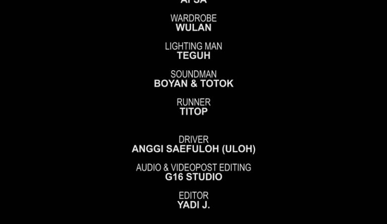Susunan Credit Film yang Biasa Digunakan | Jepret Production